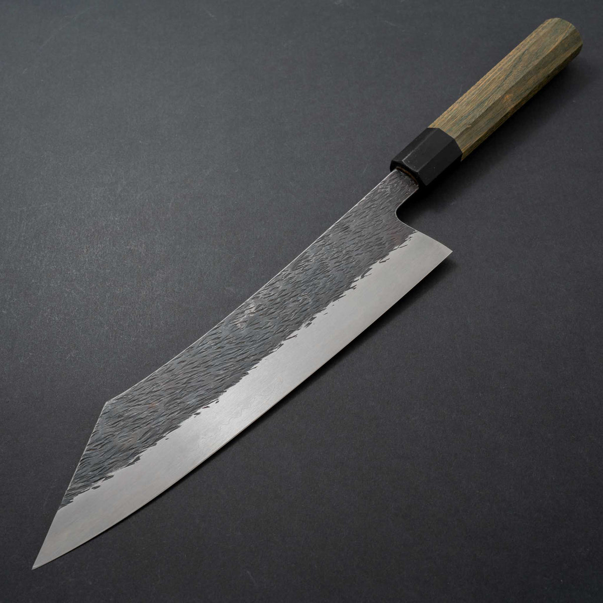 Isamitsu White #1 Stainless Clad Kurouchi Kiritsuke Gyuto 240mm Palo S – Tetogi