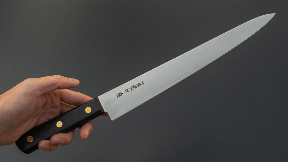 Kanehide Bessaku Sujihiki 270mm wood act – Tetogi