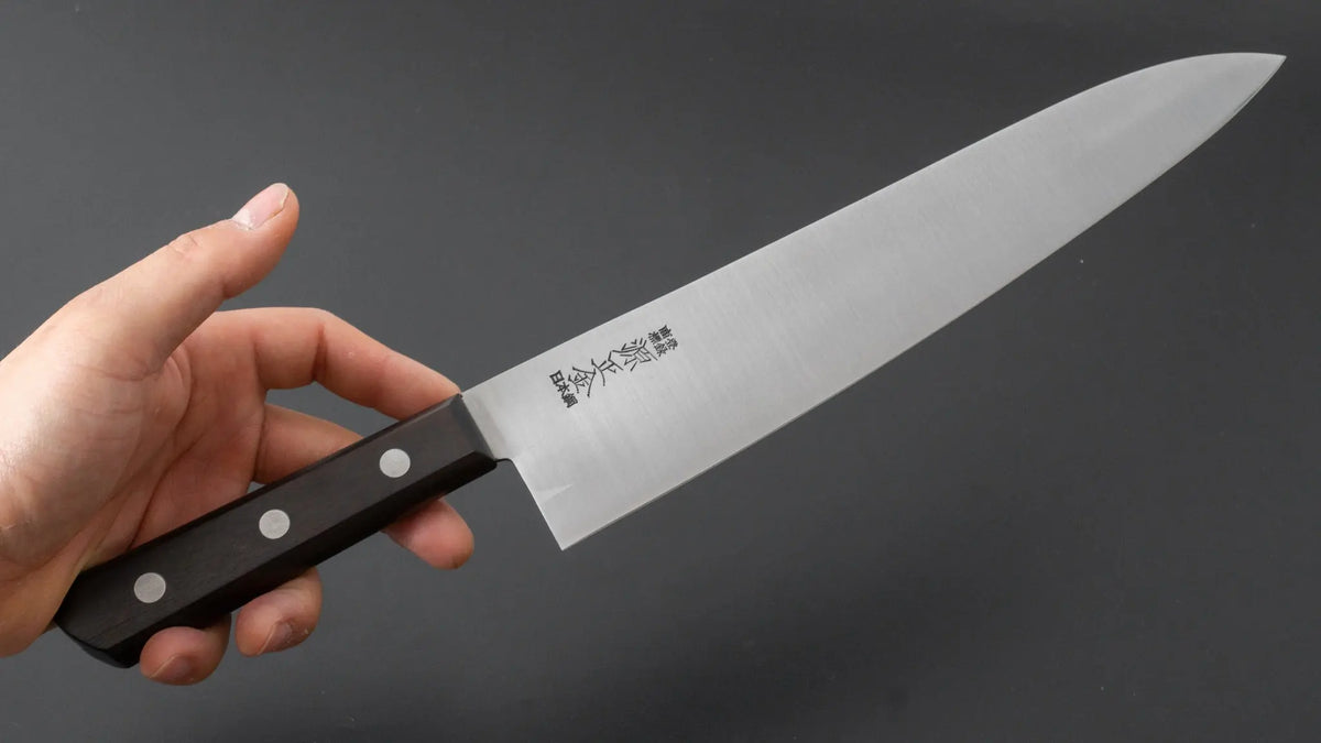 Masakane Vintage SK Gyuto 270mm Ebony Handle (No Bolster) – Tetogi