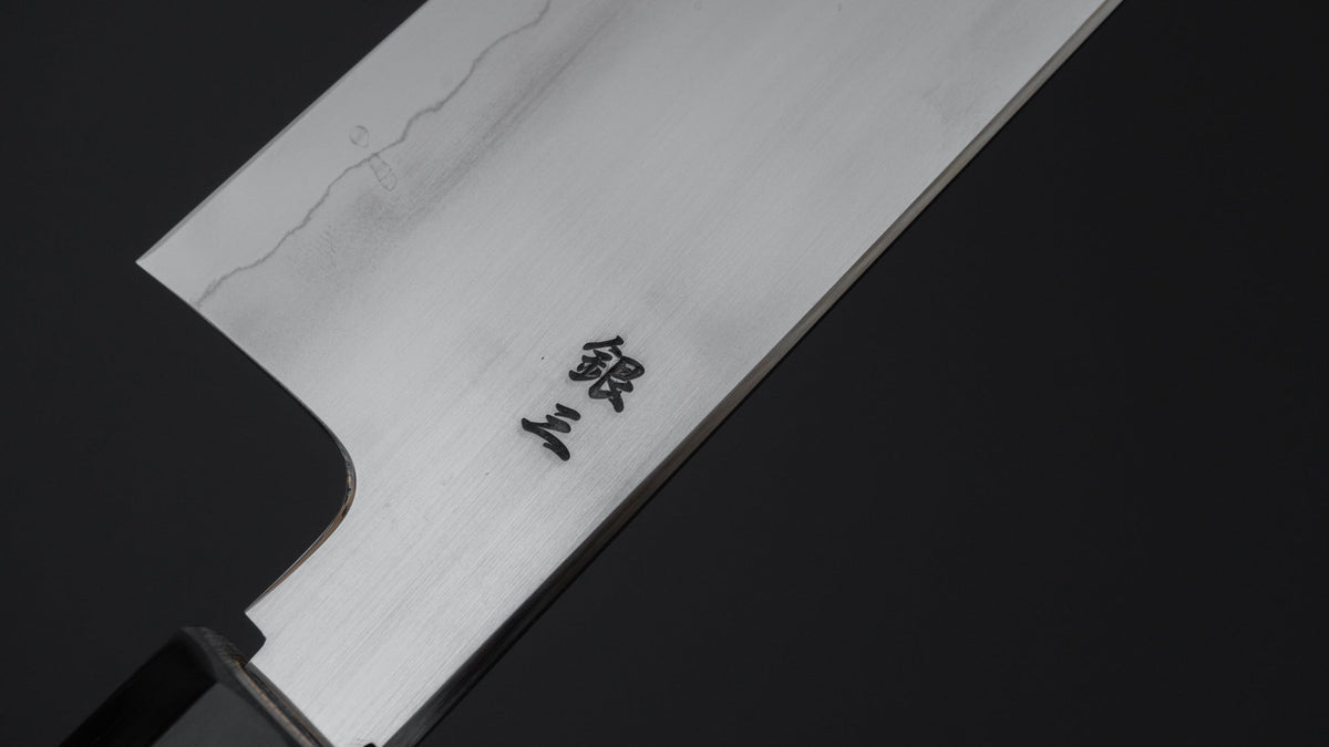 Tetsujin Silver #3 Ukiba Kiritsuke Gyuto 240mm Yakusugi Cedar Handle ...